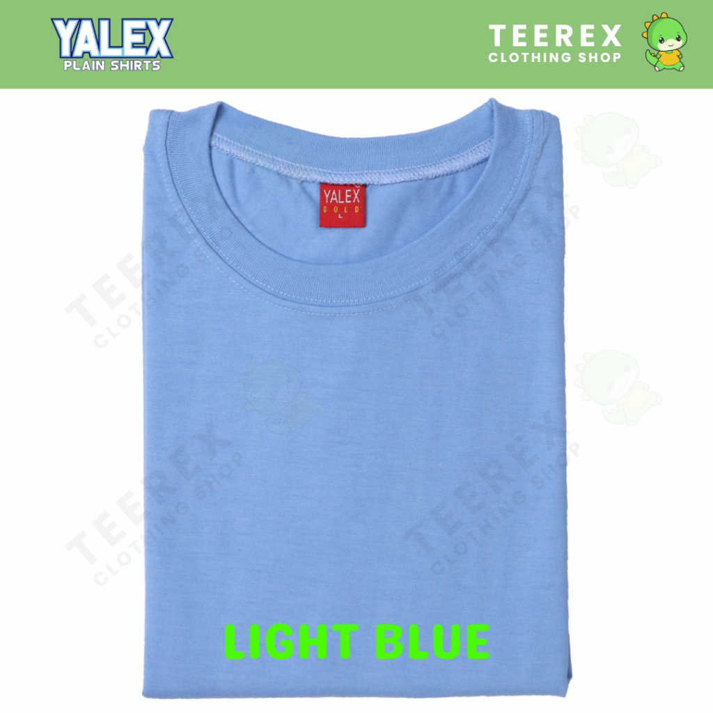 YALEX PLAIN SHIRT (RED LABEL) SHADES OF BLUE (AQUA BLUE LIGHT BLUE ...