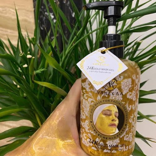Authentic Vanekaa Thailand 24K Gold Mask Unisex Cream Soothing Gel ...