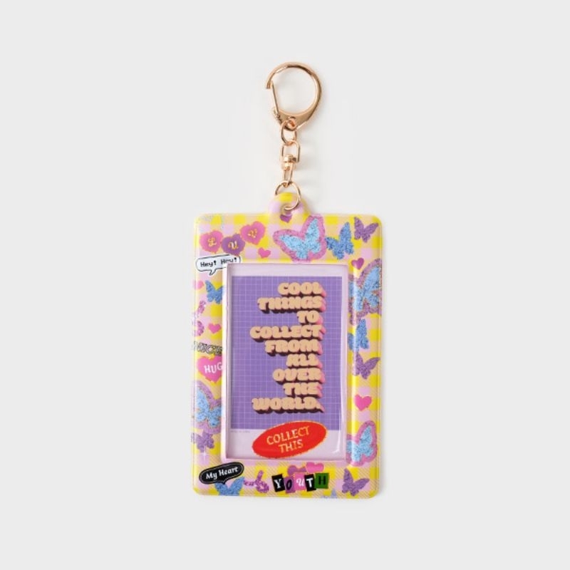 Photocard Holder Keyring or Keychain | Daiso Korea KR Spring Carebears Composition Y2K Aesthetic ...