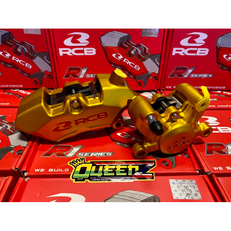 RCB R1 4pot (RH) and R-55 2pot Series Brake Caliper Set Universal ...