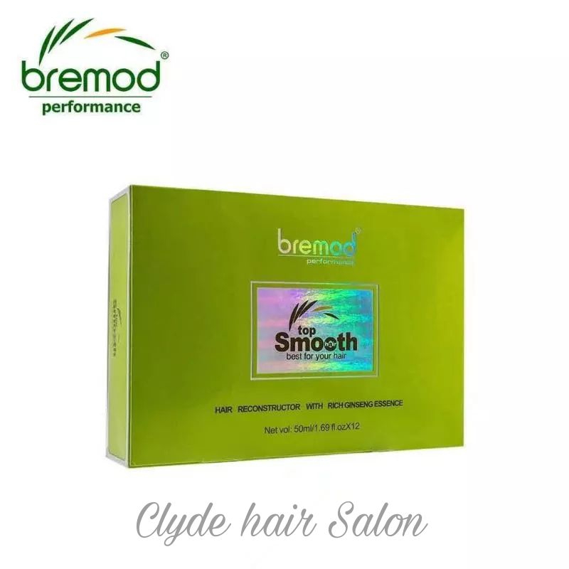 BREMOD top smooth hair reconstructor sachet, 1box -12 pcs | Shopee ...