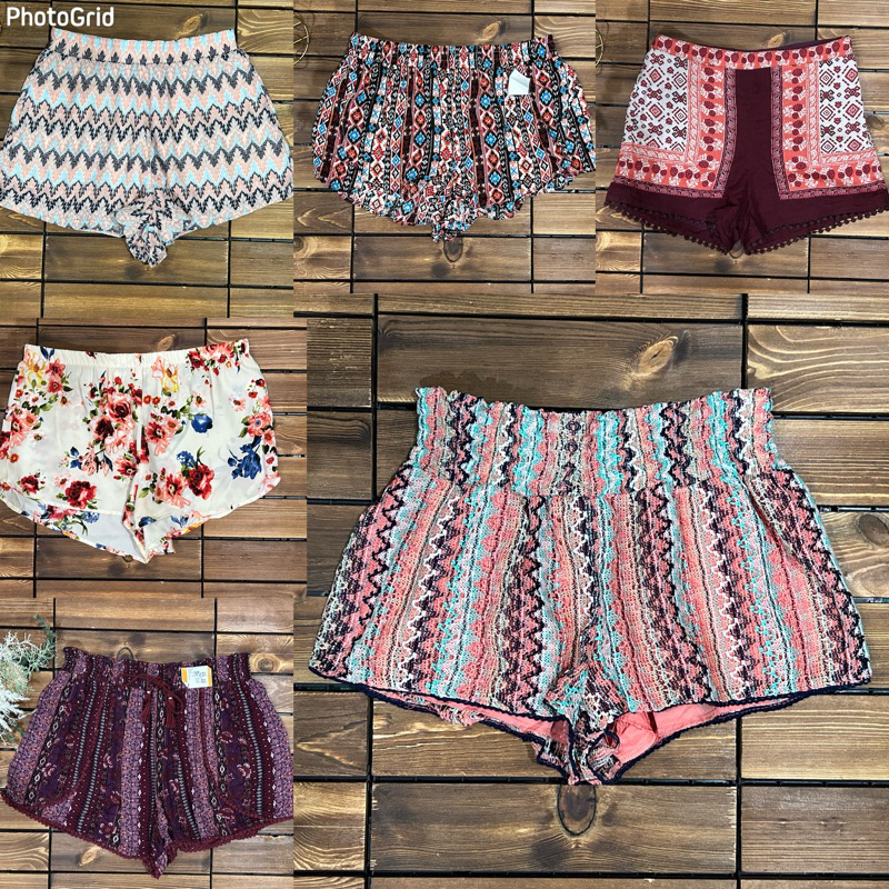 Preloved Boho Shorts/Rayon Shorts/US Preloved Short | Shopee Philippines