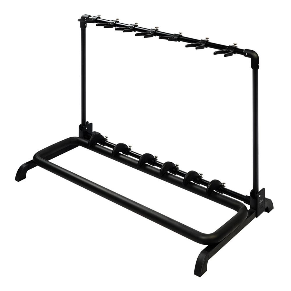 Guitto GGS-11 7-Holder Guitar Rack (Adjustable positions for Guitars ...