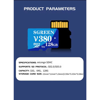 Memory Card Original V380 128GB for CCTV Camera 64GB 32GB SD Card ...