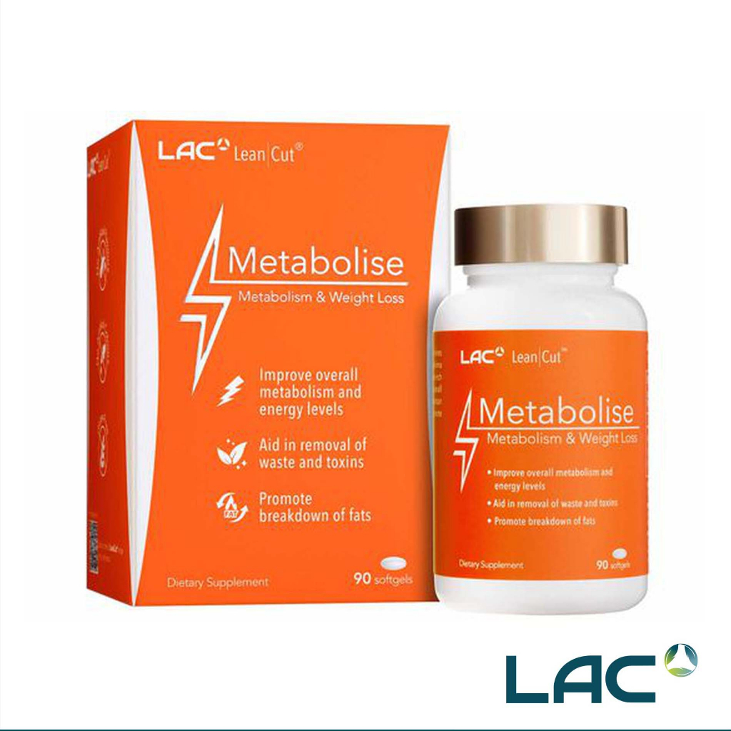 LAC Leancut Metabolise Metabolism & Weight Loss 90SG (Consume within ...
