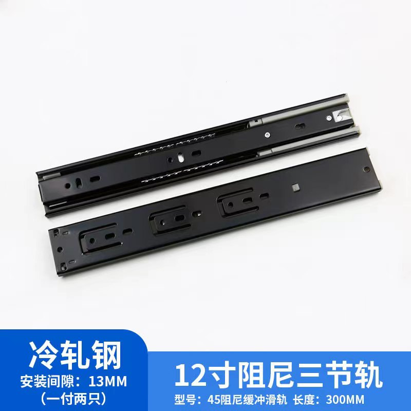Per Pair Drawer Slide Soft Close Keyboard Drawer Slide For Desk Drawer Rail Heavy Duty Drawer