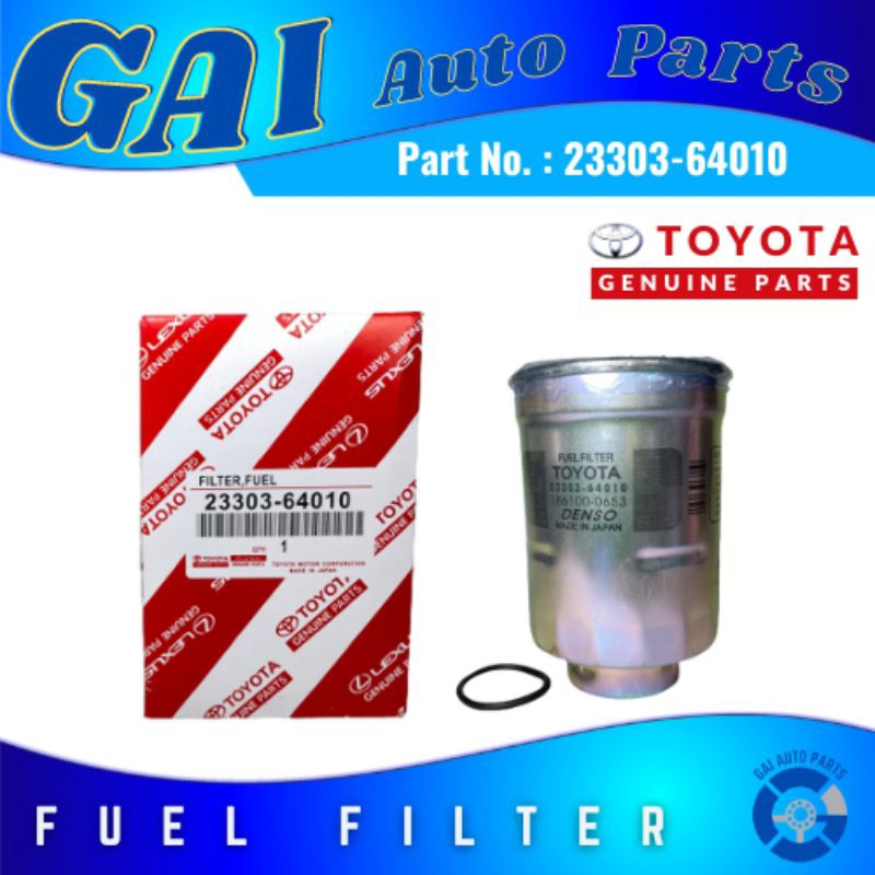 Toyota Fuel Filter for Hi-Ace / Land Cruiser (23303-64010) Genuine ...