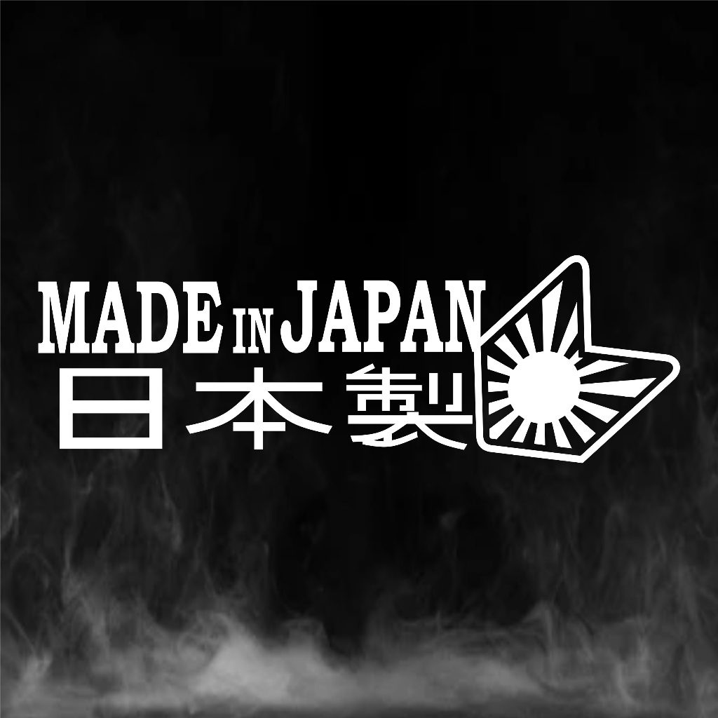 ORIGINAL JDM MADE IN JAPAN decal sticker cutout for car , motorcycle ...