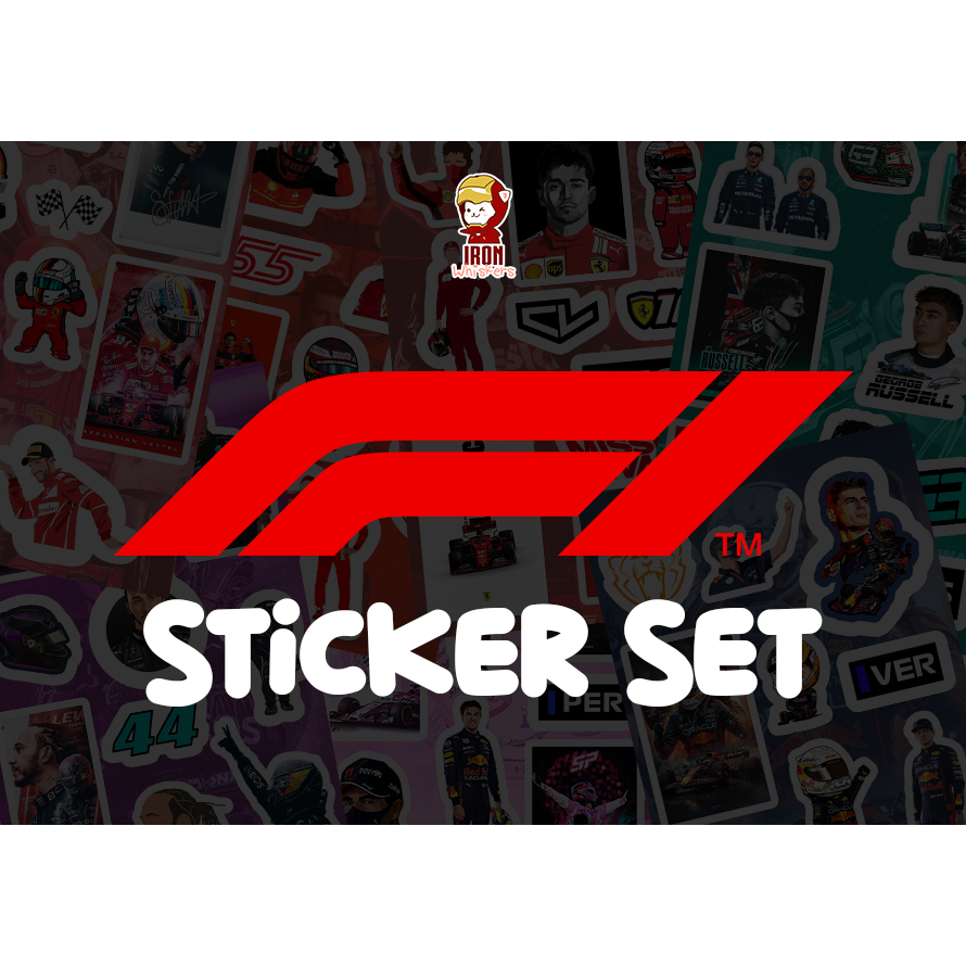 Formula 1 (F1) Sticker Set | Vinyl Stickers | Shopee Philippines