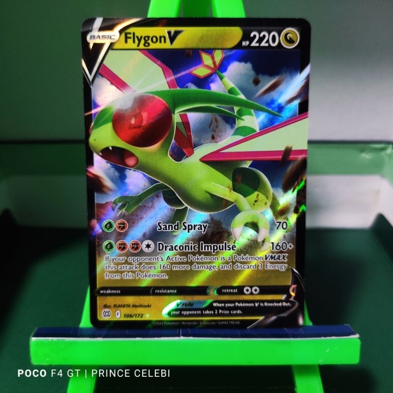 Pokemon TCG - Flygon V | Shopee Philippines