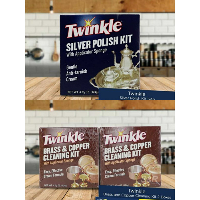 S&R Twinkle Brass Copper Cleaning Kit and Silver Polish kit | Shopee ...