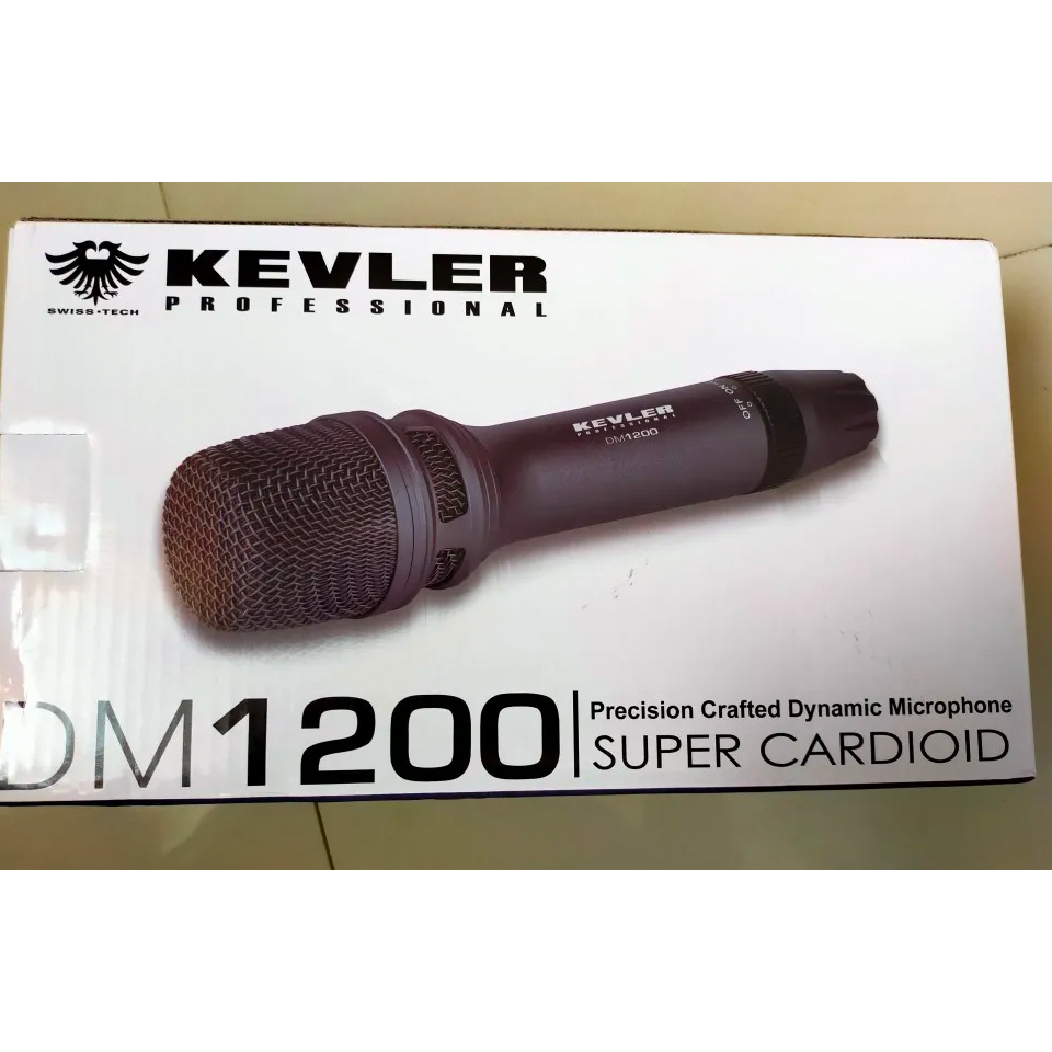 DM1200 KEVLER DYNAMIC Wired Type Microphone w/ Heavy Duty10 meters ...