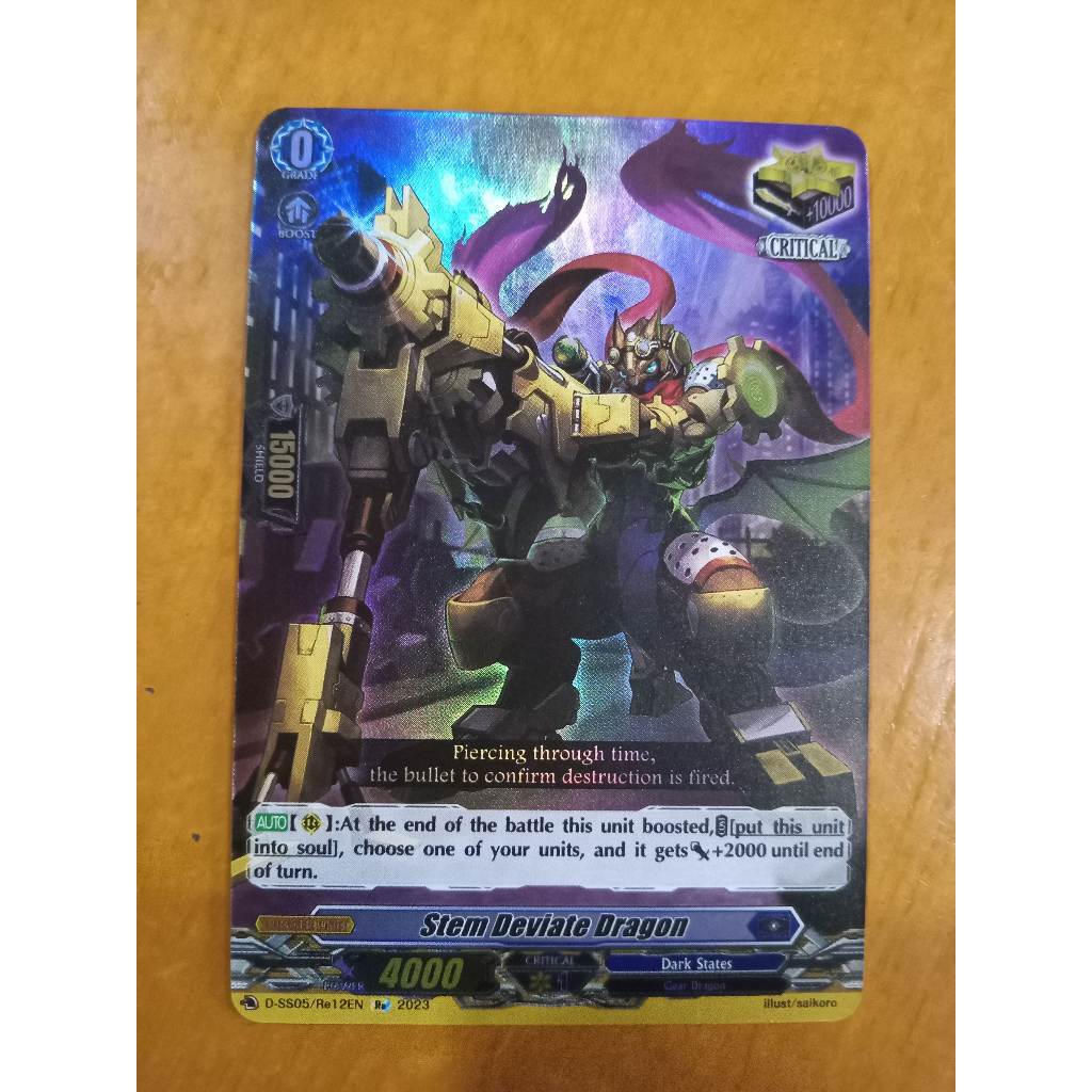 CFV Stem Deviate Dragon Effect Crit R Re R+ Cardfight Vanguard English ...