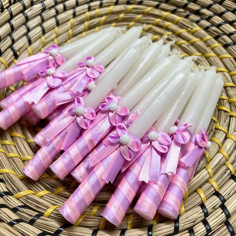 Christening Candles/Debut Candles/Senior Candle | Message for request ...