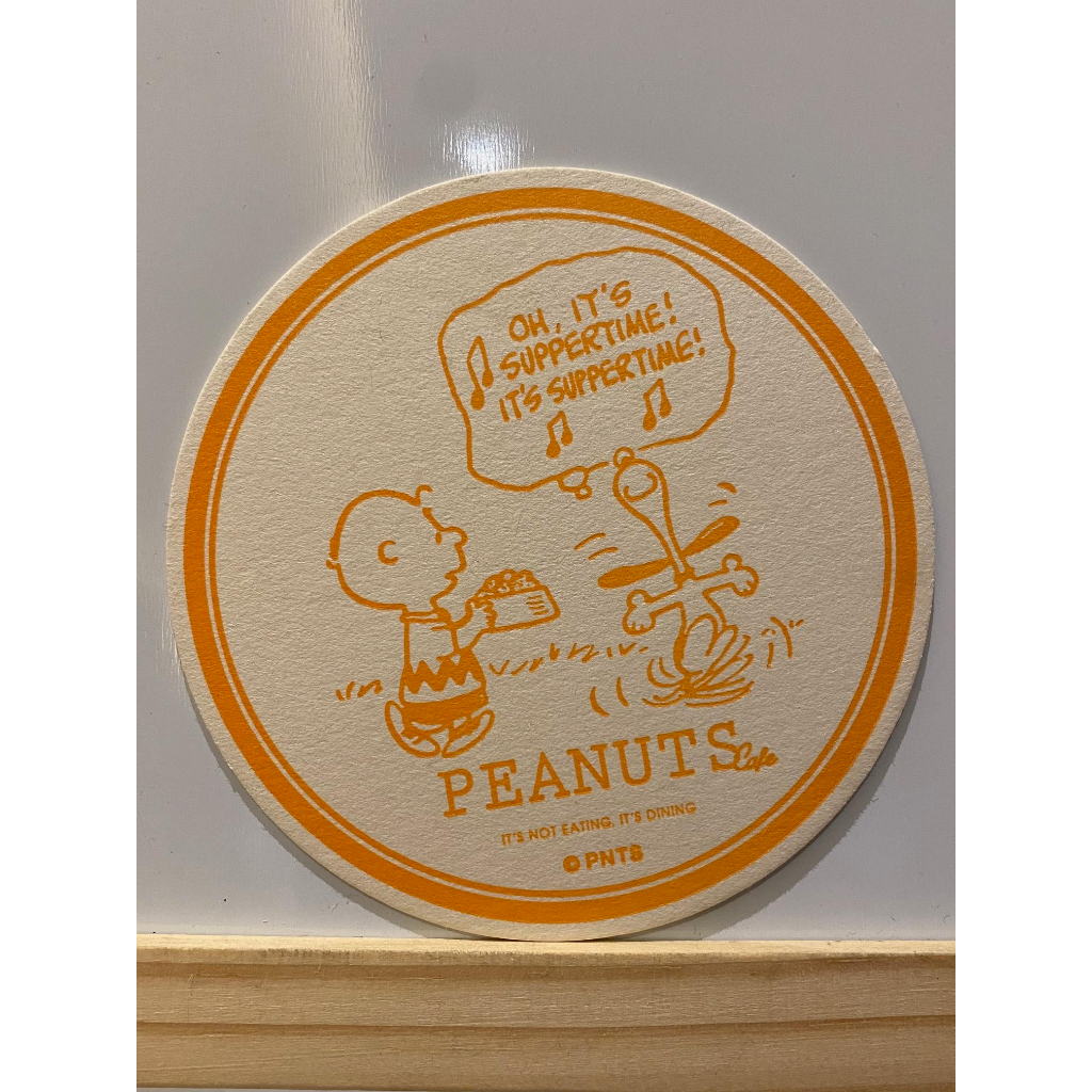 Peanuts Cafe Paper Coaster - Snoopy & Charlie Brown | Shopee Philippines