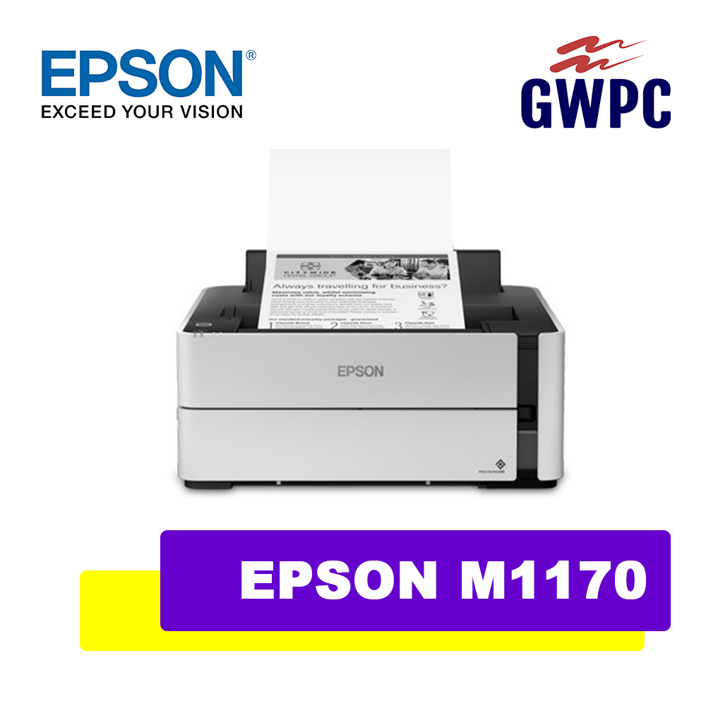 Epson M1170 EcoTank Monochrome M1170 Ink Tank Printer | Shopee Philippines