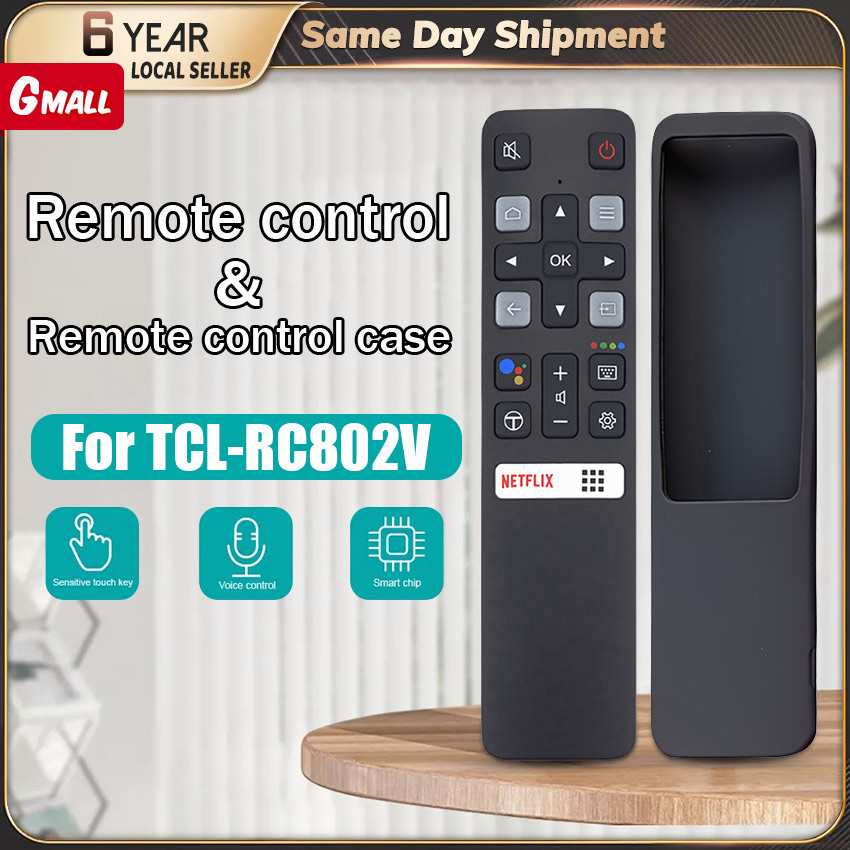 【Fast Delivery】 TV smartv Silicone Case RC802V Remote Control For TCL ...