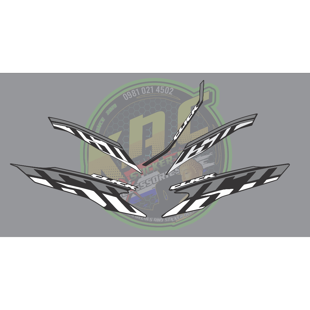 Honda Click 150i V2 Decals Sticker Stock 2020 2022 | Shopee Philippines