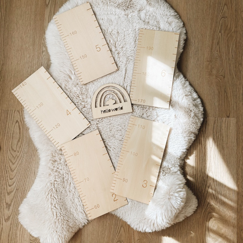 BAMBINA WOODEN HEIGHT CHART (heigh measuring keepsake) | Shopee Philippines