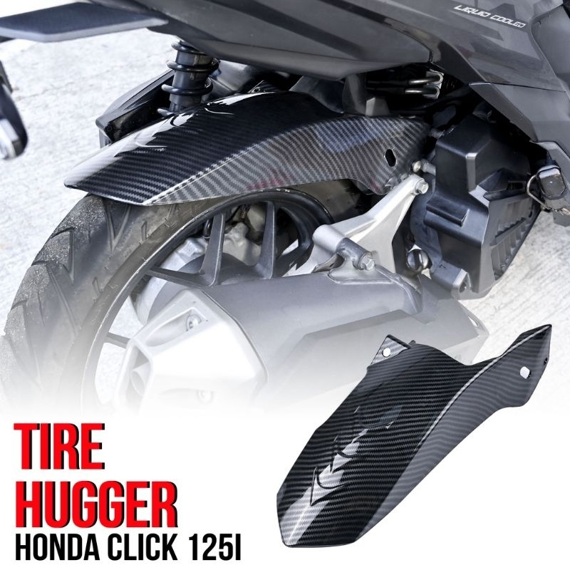 Ceyes Tire hugger Honda Click 125i 150i Rear Tire Hugger Mud Guard for ...