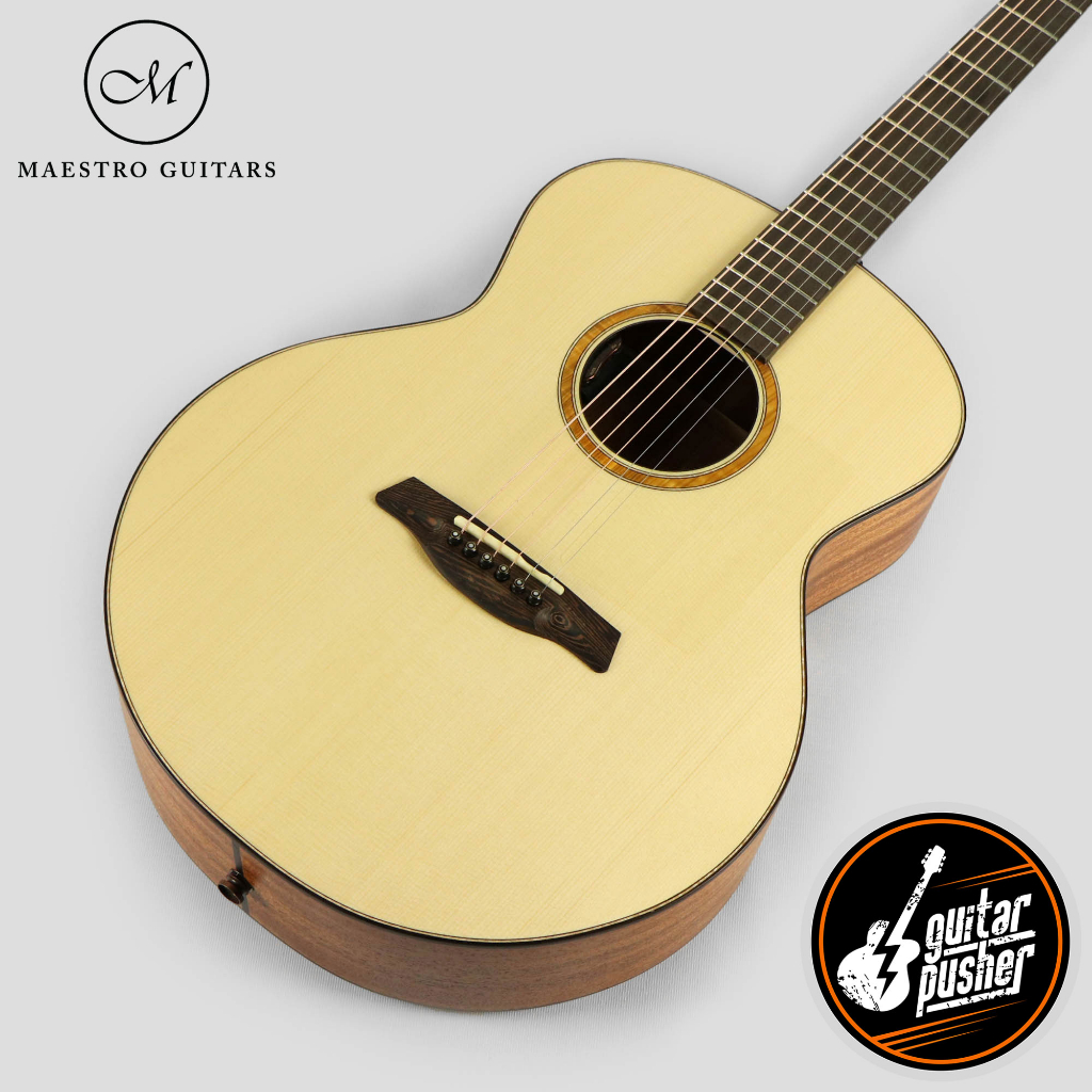 Maestro Cardinal Series Raffles All-Solid Wood Acoustic-Electric Guitar ...