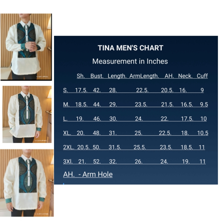 MODERN BARONG ETHNIC TAGALOG FOR MEN SEMI SILK FABRIC DESIGN | Shopee ...