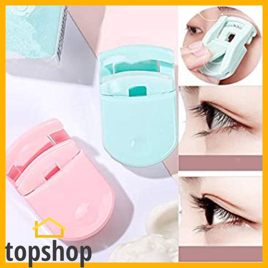 TOPSHOP Mini Eyelash Curlers Portable Lash Curlers Travel Plastic ...