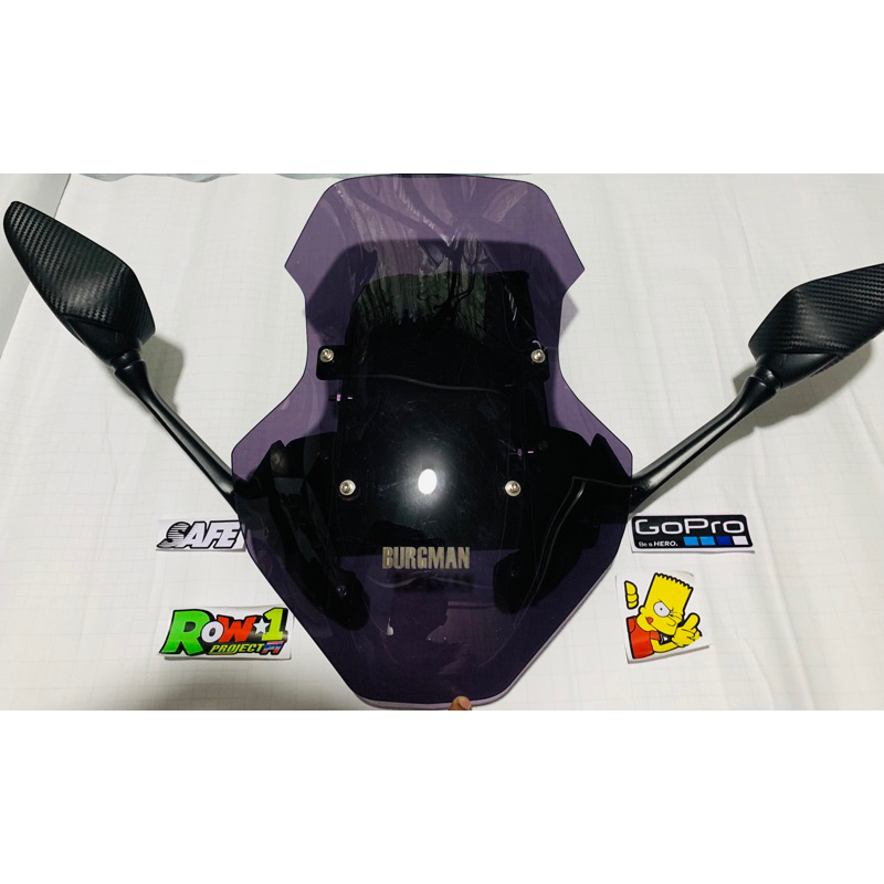 SUZUKI BURGMAN FOR V1,V2 ,EX BRACKET,VISOR,SIDEMIRROR SET | Shopee ...
