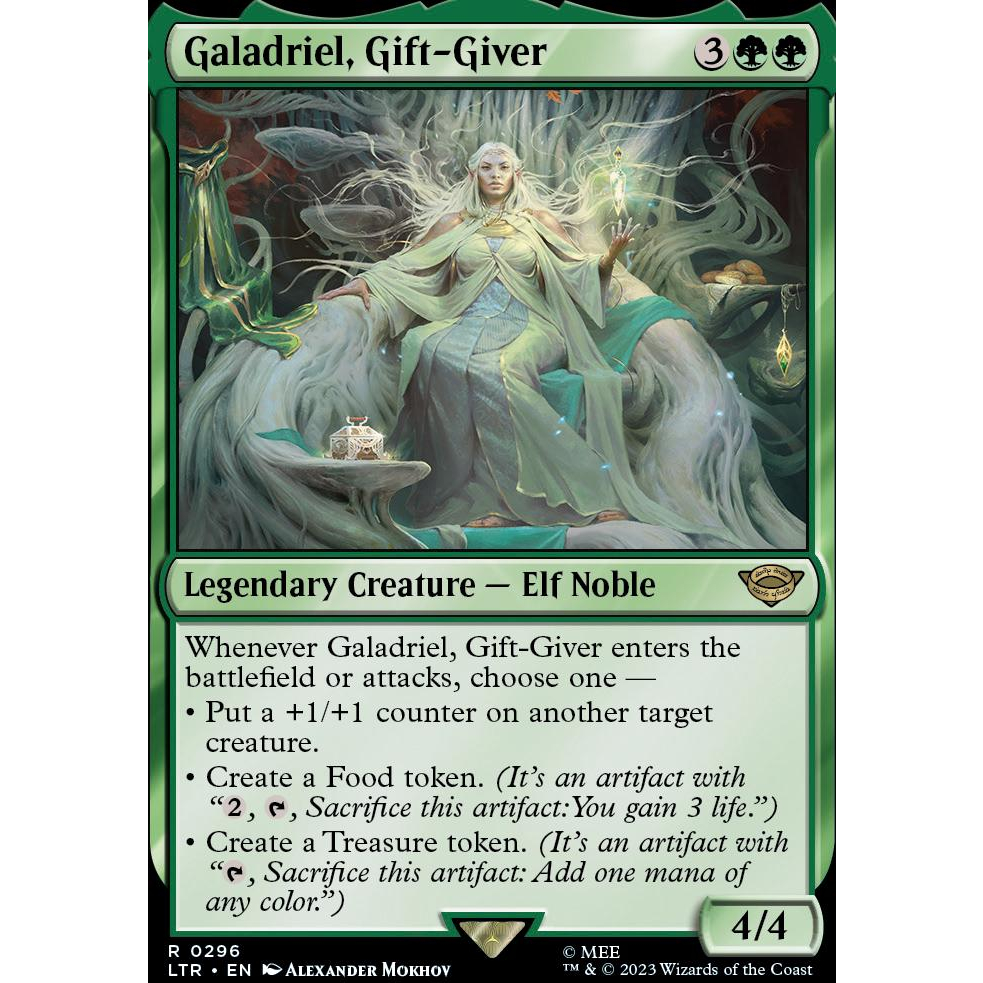 Galadriel, Gift-Giver Rare The Lord of the Rings LOTR Magic the ...