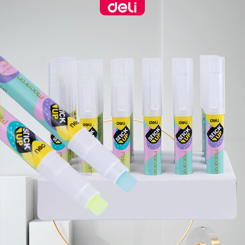 Deli EA23810 Pen Type Solid Adhesive Cute Portable Solid Glue (2.2g ...