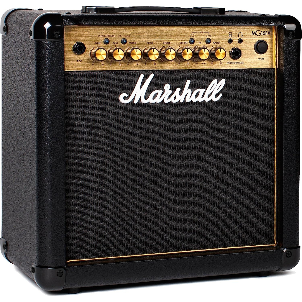 Marshall MG15GFX 15W Guitar Combo Amplifier w/ Reverb & Digital Effects ...