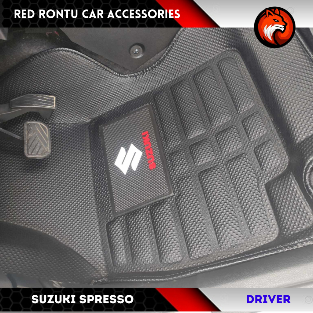 Suzuki S-presso Premium Diamond Deep Dish Car Matting (5D Matting ...