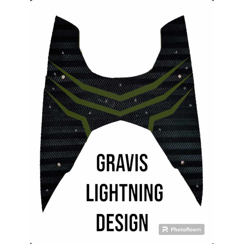 Mio Gravis v1 2019-2022 Rubber Matting Lightning Design with stainless ...