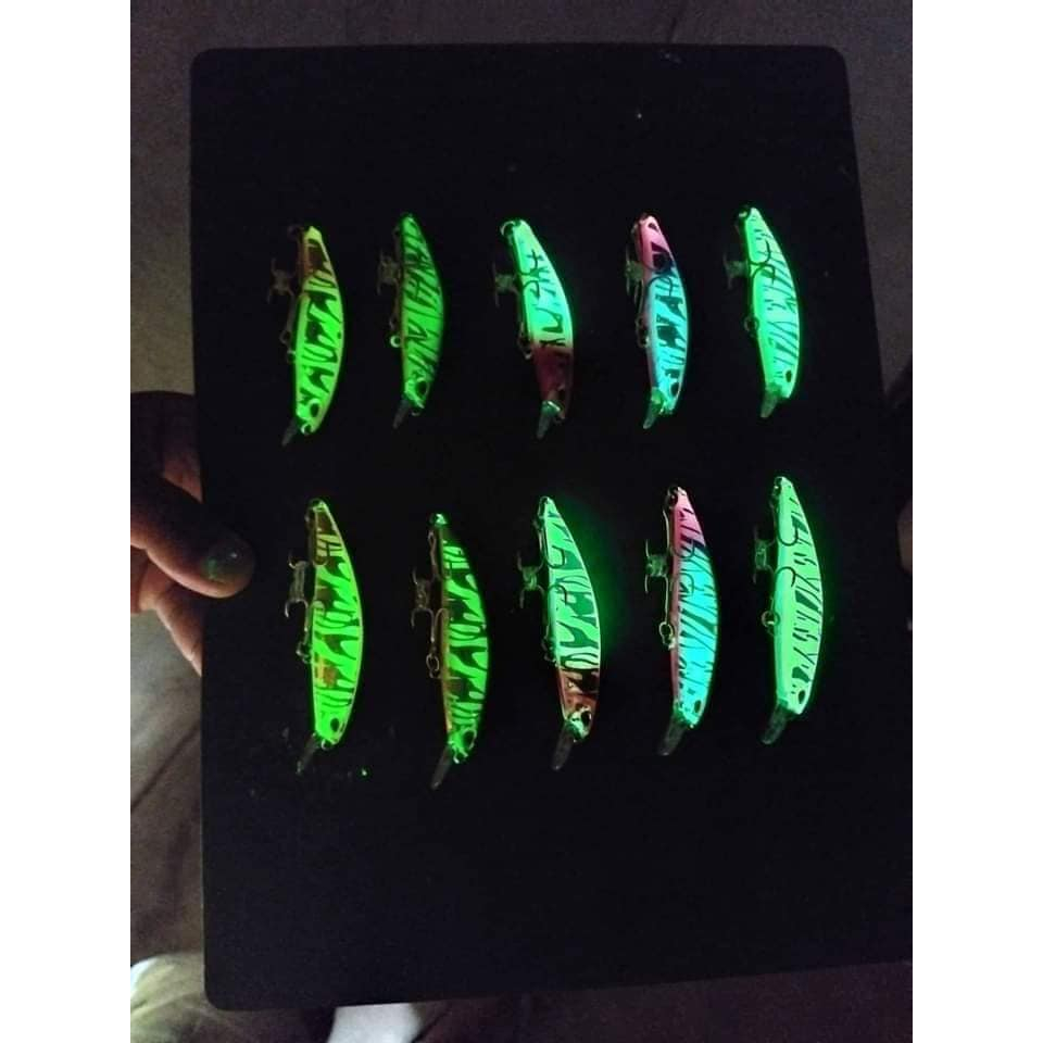 Striker Luminous / Ghost Zebra Minnow Upgraded Hooks | Shopee Philippines