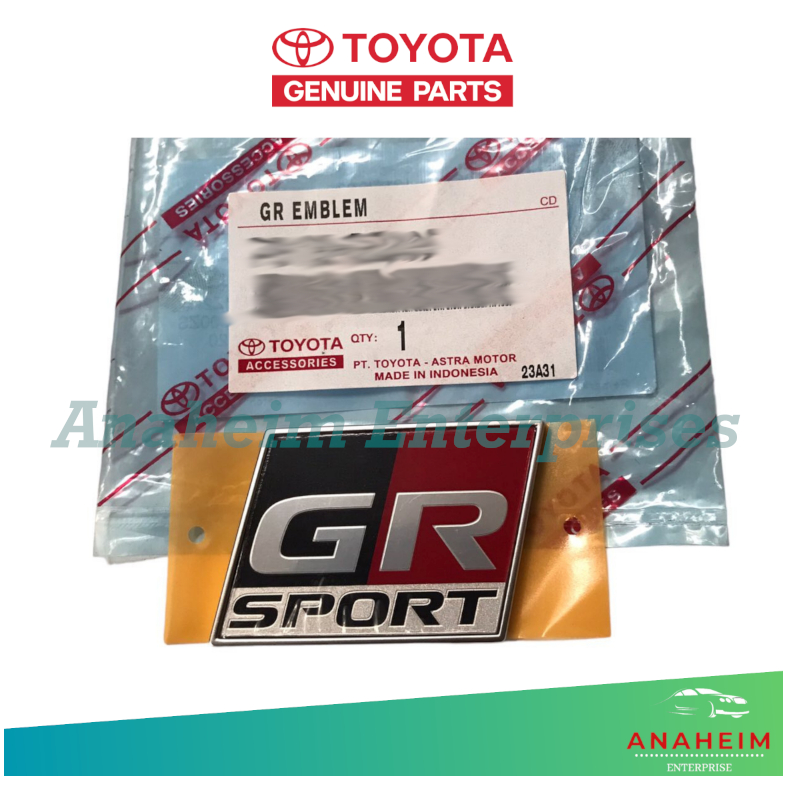 Toyota GR Sport Logo Emblem | Shopee Philippines