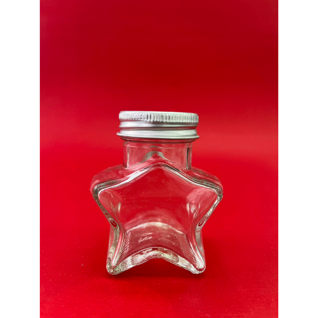 24Pcs 120ML Star Shape Glass 4oz Size 4.1CMx6.5CM x7.4CM And With Free ...