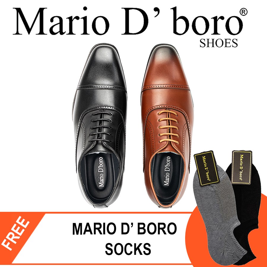 Mario D' Boro Men's Formal Shoes With Lace Mw 24043 Black/Tan C32 ...