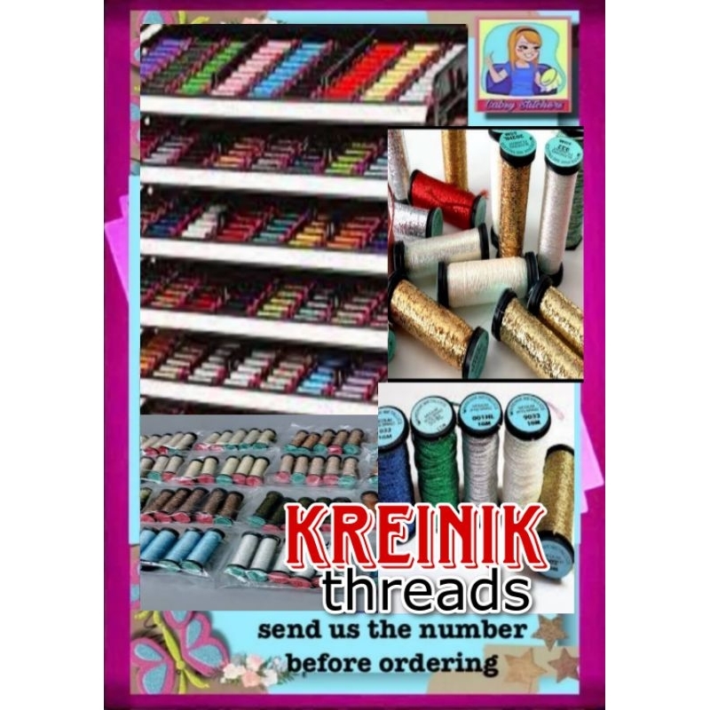 Kreinik threads / variagated / light effects dmc / sold per piece SEND ...