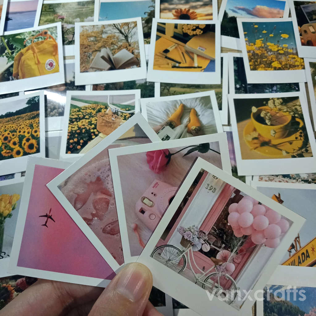 20 pcs Mini Aesthetic Instax Inspired Photo Prints for Journaling ...