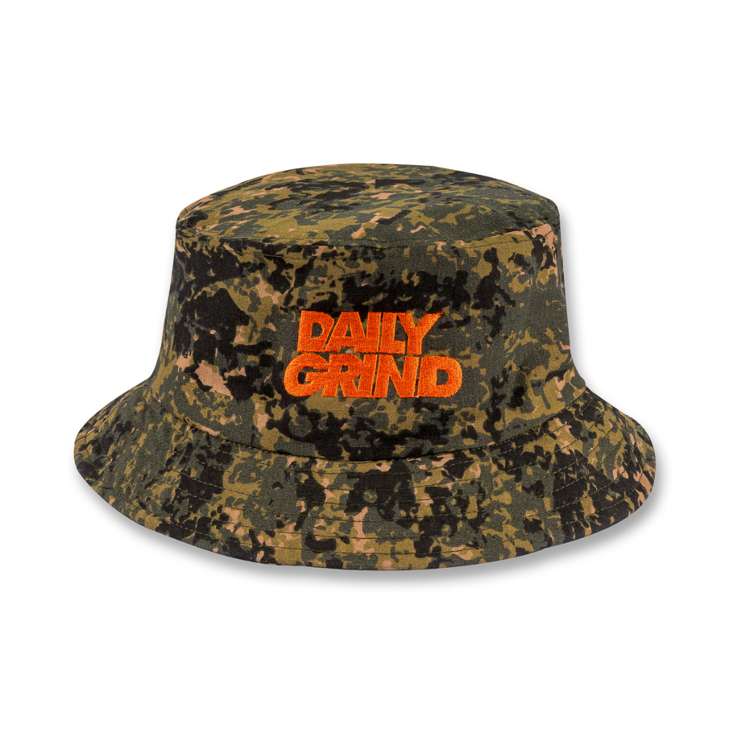 DAILY GRIND REVERSIBLE BUCKET HAT 2 CAMOU 1 | Shopee Philippines