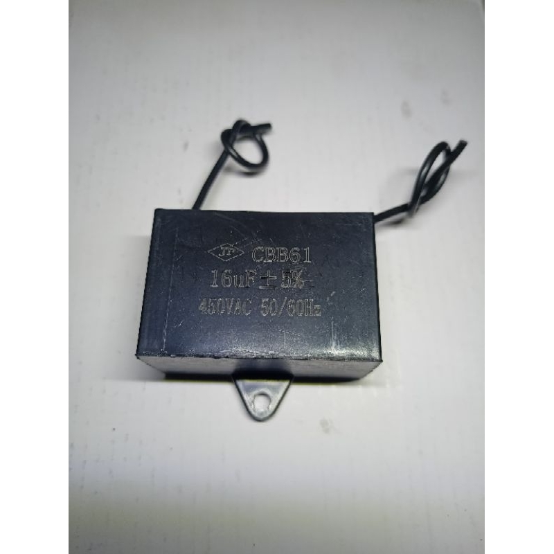 Capacitor for Clutch Motor Sewing Machine Square 16uf 450V | Shopee ...