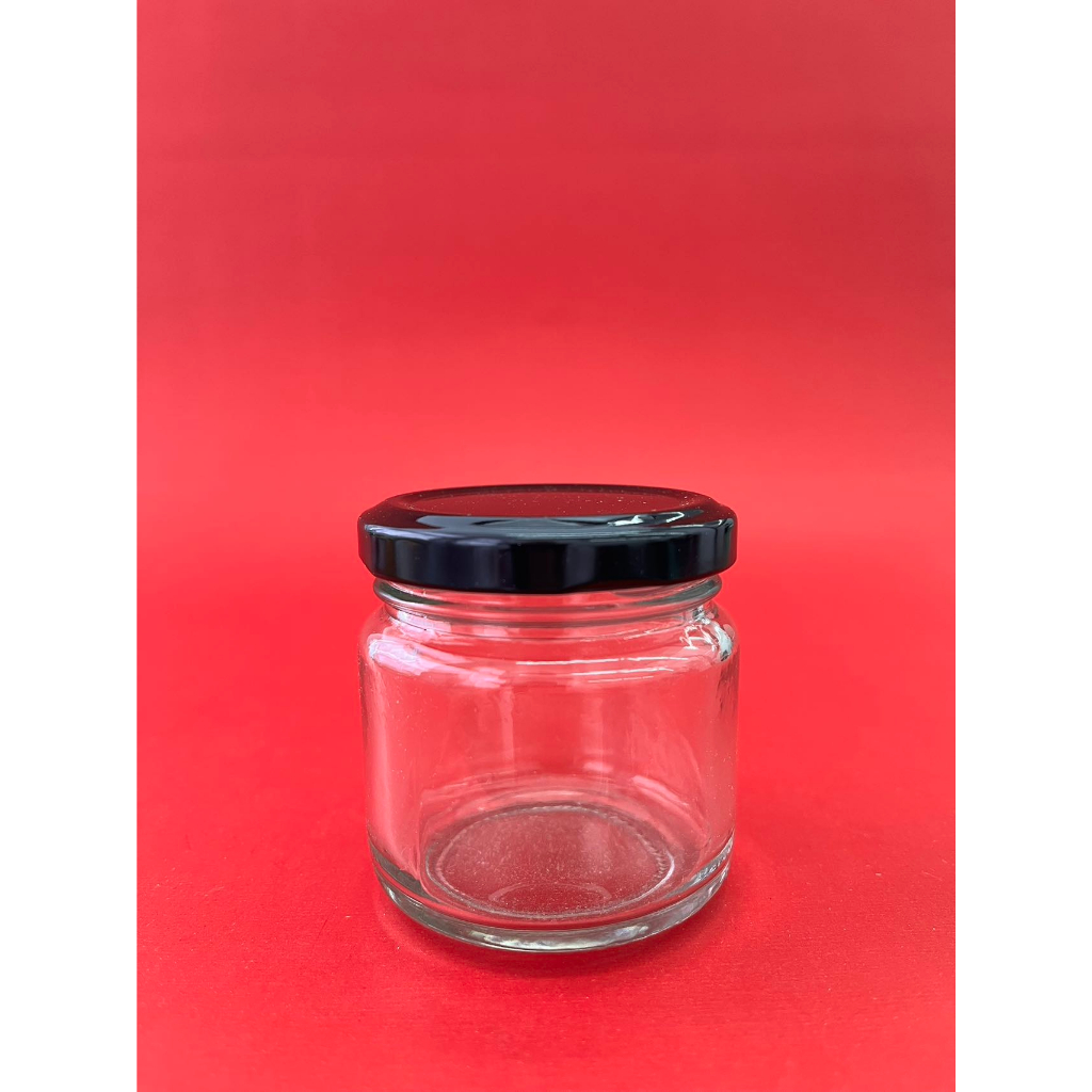 24pcs 120ml Glass Jars with Silver or Black Caps - Heat Resistant ...