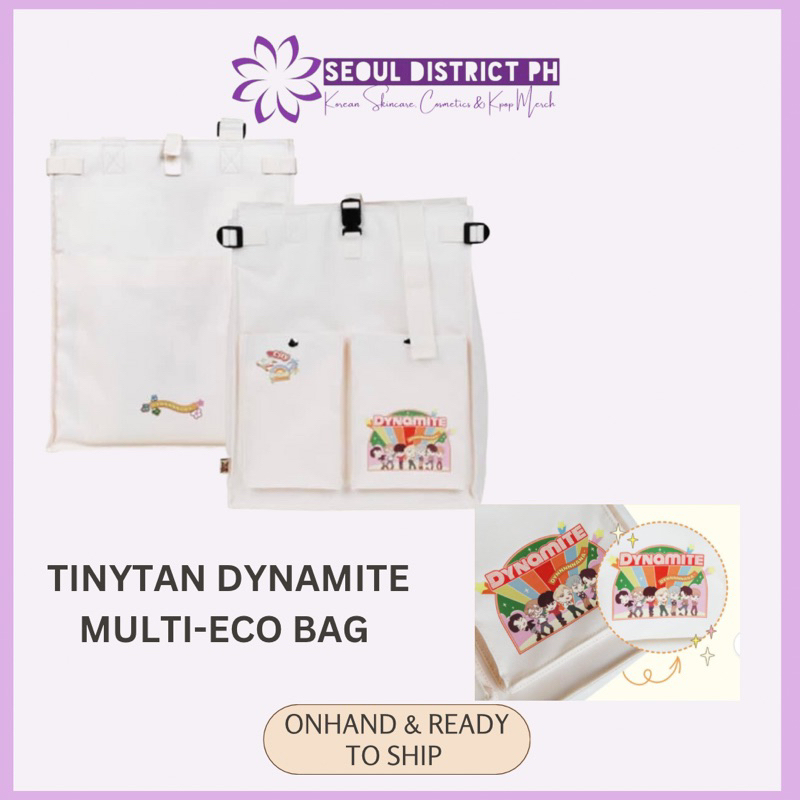 TINYTAN DYNAMITE MULTI-ECO BAG BTS TINY TAN OFFICIAL MERCH | Shopee Philippines