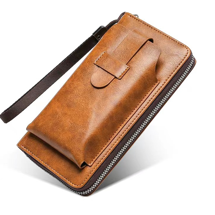 FS BAG#8036 KOREAN FASHION LEATHER PHONE WALLET FOR MEN | Shopee ...