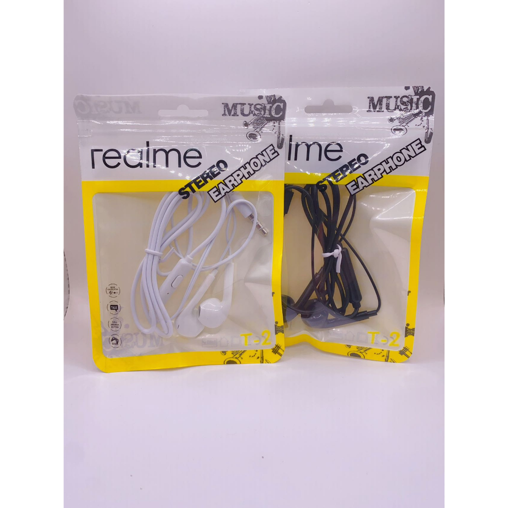HGC realme 3.5mm Earphone/ Universal In-Ear Headset Stereo With Mic And ...