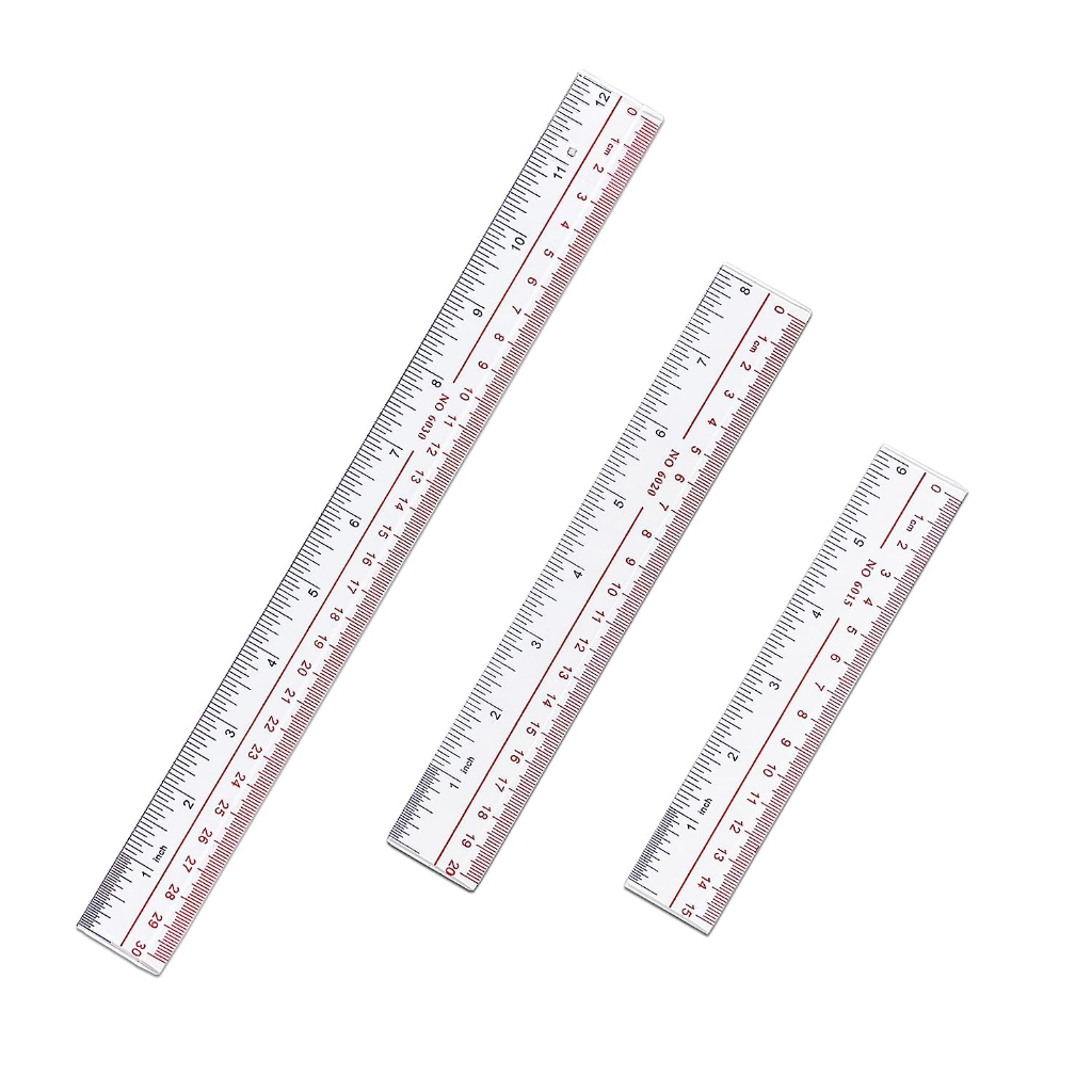 1pc 30cm clear Flexible Ruler Transparent Ruler | Shopee Philippines