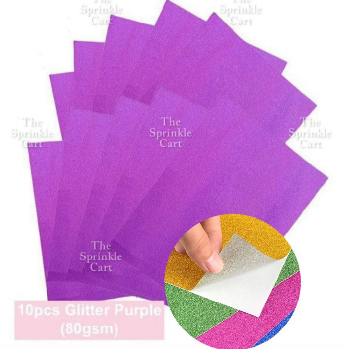 10pcs 250gsm/80gsm Glitter and Shiny Metallic Mirror Card Stock Board ...
