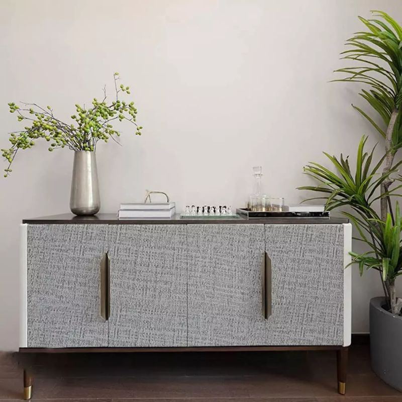 csdkph wallpaper dutch FLAX GRAY design PVC quality waterproof self ...