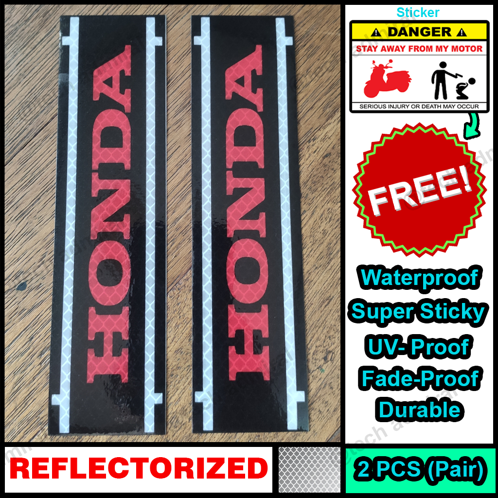 Alloy Top Box Sticker Waterproof Honda (REFLECTORIZED) | Shopee Philippines