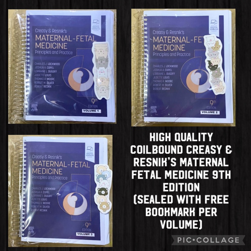 Creasy Resnik’s Maternal Fetal Medicine Principles and Practice 9th Edition OB gyne textbook ...